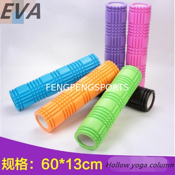EVA foam Yoga Pilates fitness Roller,Deep Tissue Massage Yoga Foam Roller Column
