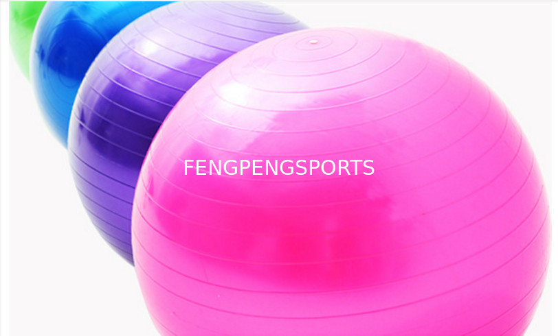 New Design Gym Yoga Ball 55cm with Custom Logo Wholesalel, with customer logo and pump factory
