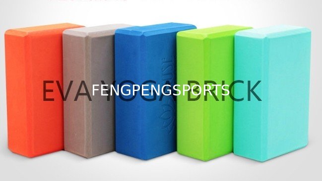 Eco-friendly EVA foam yoga brick exercise yoga block  and yoga bricks/ custom size available