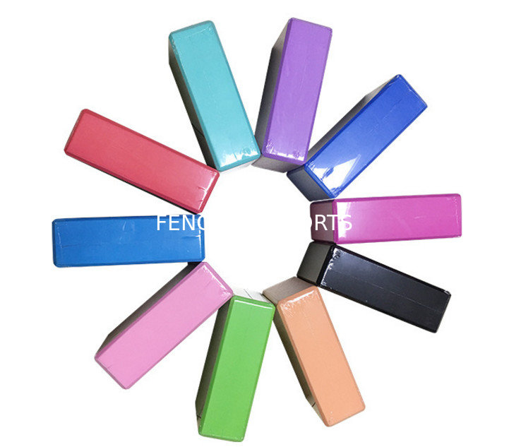 customized logo 3"x6"x9",4"x6"x9" fitness eva yoga  EVA Foam Yoga Block/Brick  Promotion balance exercise EVA yoga brick