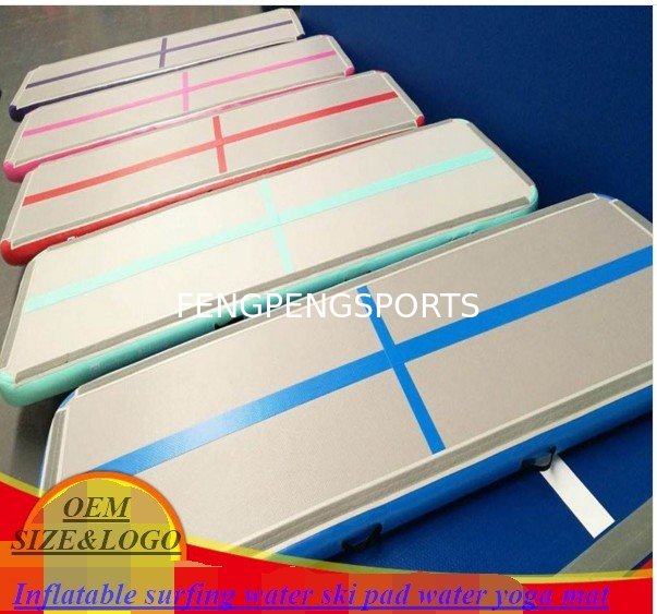 Inflate air yoga mat Inflatable surfing water ski pad men and women water yoga mat fishing platform