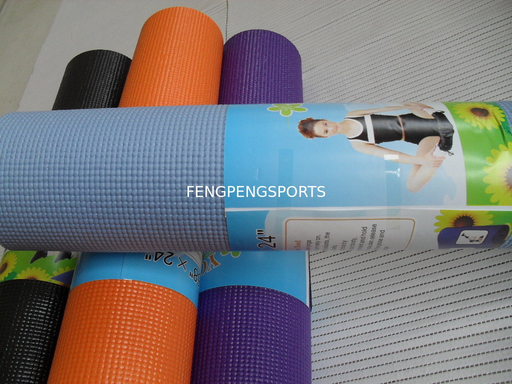 printing PVC eco yoga mat/yoga products for fitness trainning