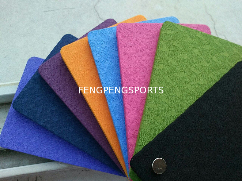 TPE YOGA MAT. TWO SIDE COLOR YOGA MAT FULFIL YOUR DEMAND FOR FITNESS