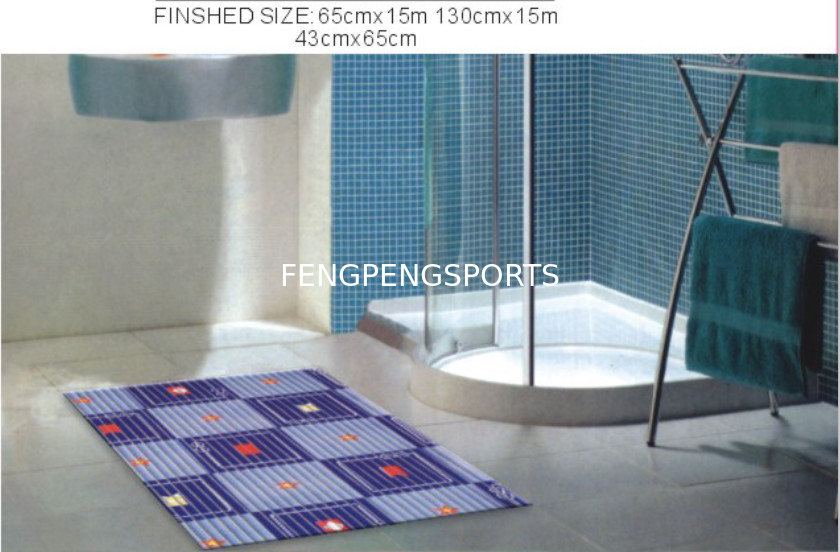 Anti slip water proof pvc mat for bath room /living room/kitchen room use cheap price