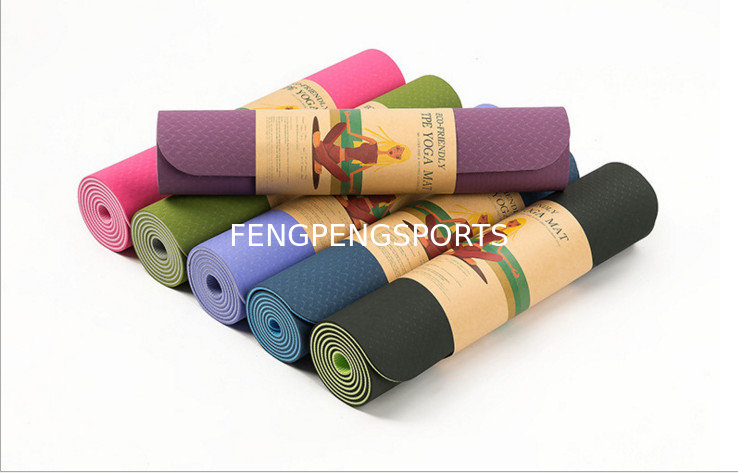 TPE yoga mat monochrome TPE yoga mat 8mm monochrome yoga mats Pilates mat manufacturers wholesale supply