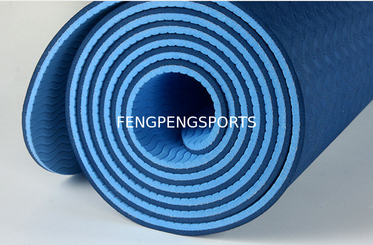 OEM TPE Yoga mat,Environmentally friendly, tasteless, non-slip, exercise, fitness, yoga mat, custom logo