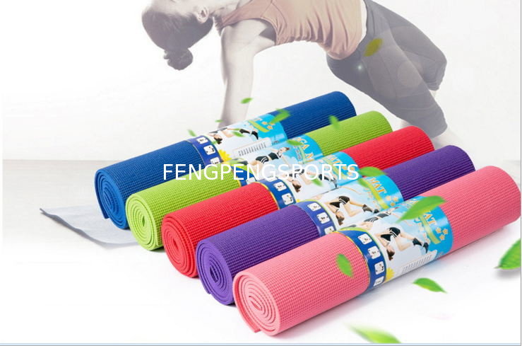 Eco Friendly PVC yoga mat dould color yoga mat custom print Anti-Slip Yoga Mat for body building