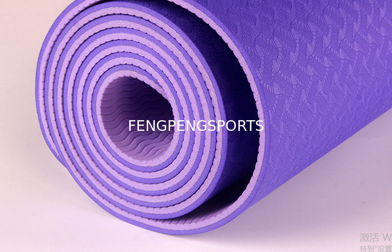 Cheap Price Manufacturer Gymnastics TPE Aerobic Exercise Yoga Mat, Yoga & Pilate mat for sale