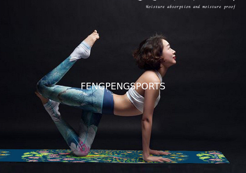 Natural Rubber Yoga Mat Suede Fitness Mat Non-slip Travel Yoga Mat Long Professional Nontoxic