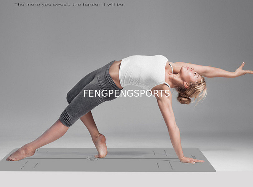 Waterproof,anti-slip new style Nr rubber granulate yoga mat 02 natural rubber yoga mat with suede