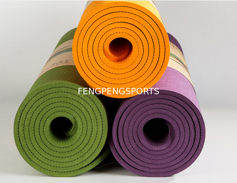 Yoga mat non-slip tpe thickening yoga mat tpe environmental non-toxic exercise mat