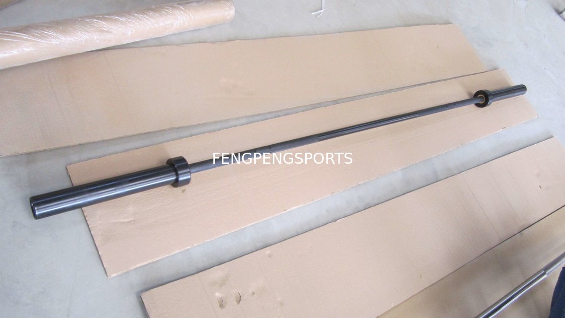 High grade black solid Chrome coating standard weightlifting bar OB 86 power men barbells