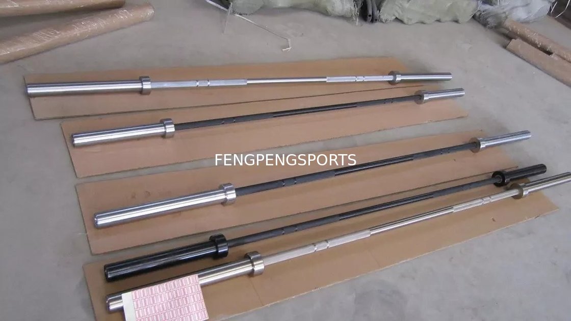 Black Zinc Barbell/Crossfit Weight Lifting Bar/Hard Chrome Barbells alloy steel or 45# steel barbell