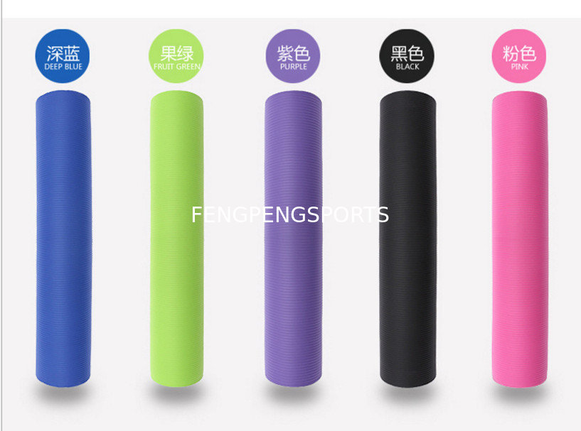 PVC yoga mat with customized logo，high quality good price,factory direct supply