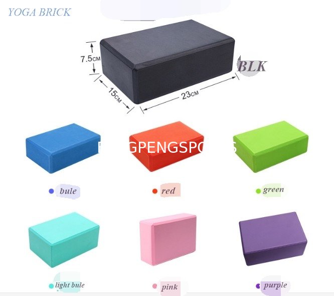 EVA brick -High density eva green thickened yoga bricks Foam eva yoga deep bricks dance brick