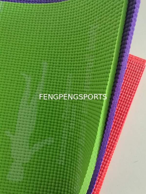 PVC yoga mat Wholesale TPE Private Label Two layer Natural Anti-Slip Eco-Friendly Yoga Mat