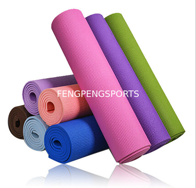Gymnastics Equipment Gym Exercise Custom Print Logo Eco Friendly PVC Yoga Mat yoga mat manufacturer supply