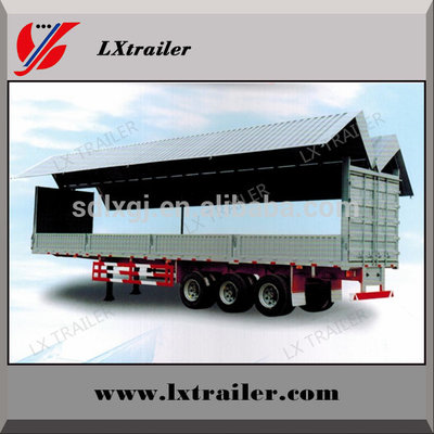 utility cargo box trailer for electric appliance/textile goods/coal/dinas transportation