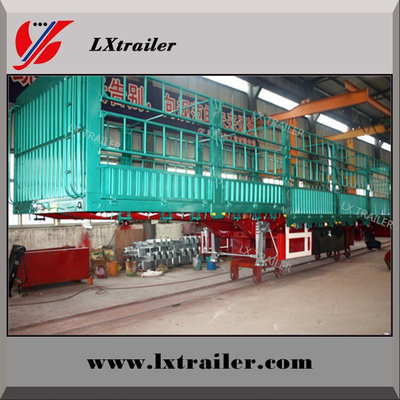 china Liangshan fence semi-trailer 40 ton lowbed semi trailer