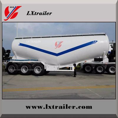 China cheap cement transport semi truck trailer bulk powder tanker trailer