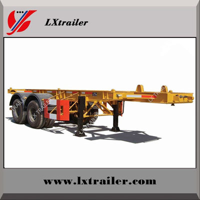 Hot sale 3 axle 40 ft skeleton used container trailer for sale