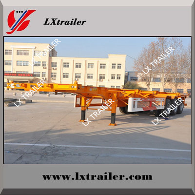 Hot sale 3 axle 40 ft skeleton used container trailer for sale