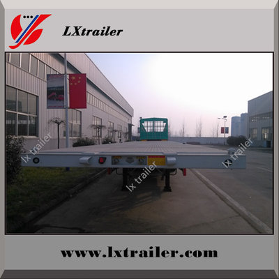 3 axle tractor truck use 40ft container flatbed semi trailers