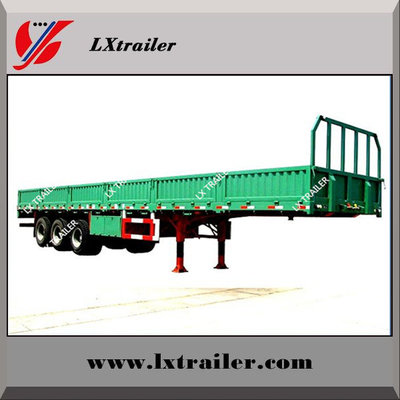 China factory sale 3 Axle Side Wall Semi Trailer cargo semi trailer