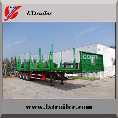 Factory hot sale low price wood / timber transport semi trailer truck