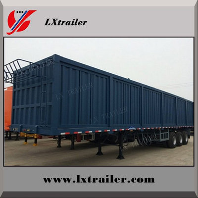 China Liangxiang double axle 40ft van cargo trailer van semi trailer