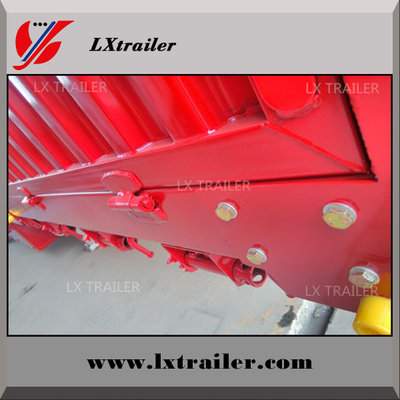 3 Axles 50Tons side wall cargo semi trailer for sale