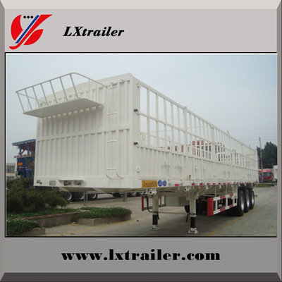 Chinese famous new High fence cargo semi trailer, bulk goods transport truck trailer