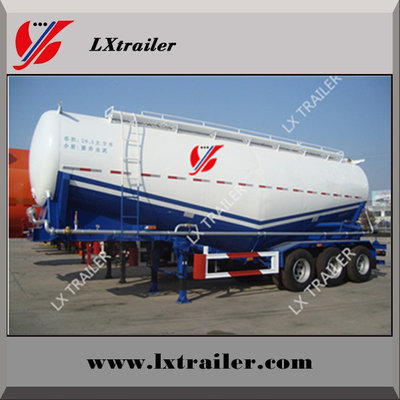 3 axles dry powder tanker semi trailer bulk cement truck trailer