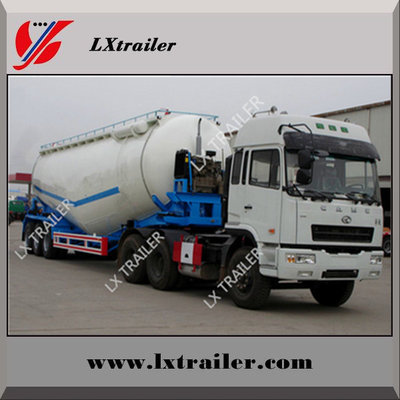 3 axles dry powder tanker semi trailer bulk cement truck trailer