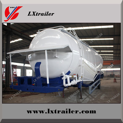 3 axles dry powder tanker semi trailer bulk cement truck trailer