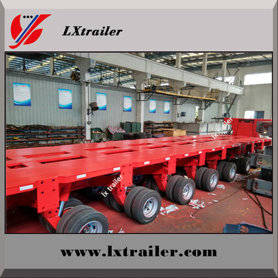 China made Multi axle 200 ton hydraulic modular low bed trailer