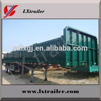 Liangxiang 12m-13m 3 Axles 40 ton 50 ton side wall guard truck side wall common semi trailer