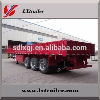 Liangxiang 12m-13m 3 Axles 40 ton 50 ton side wall guard truck side wall common semi trailer