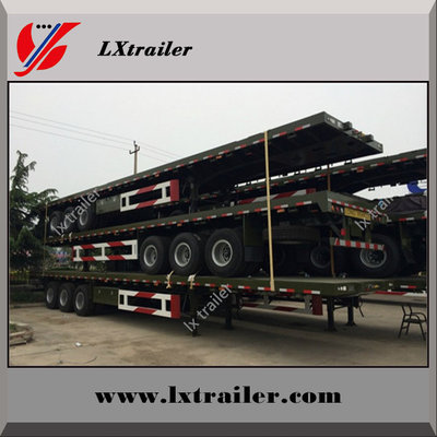 Made in china 40ft skeleton truck semi container chassis trailer