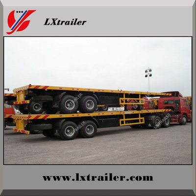 Made in china 40ft skeleton truck semi container chassis trailer