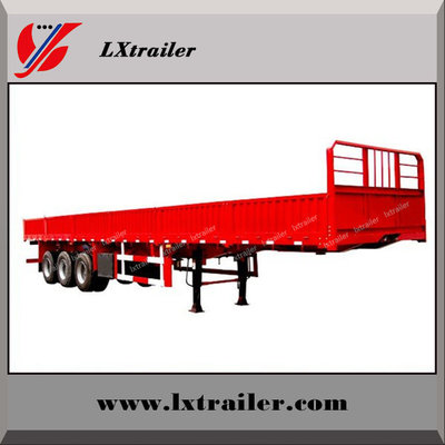 3 axles cargo semi trailer\ Drop side wall semi trailer with twist locks