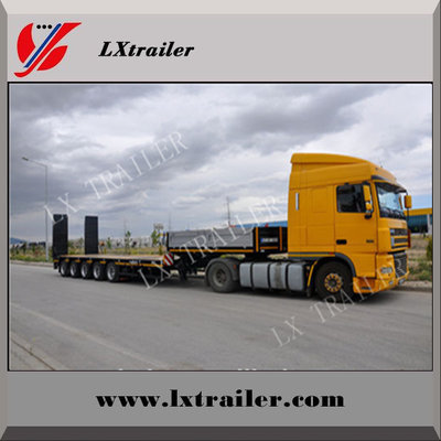 Two Line Four Axle Low-bed Semi Trailer