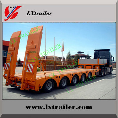 Two Line Four Axle Low-bed Semi Trailer