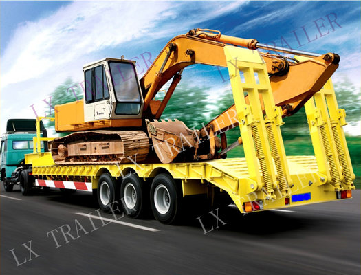 Two Line Four Axle Low-bed Semi Trailer