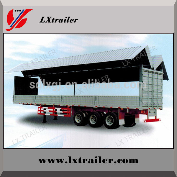 utility cargo box trailer for electric appliance/textile goods/coal/dinas transportation