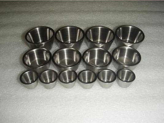 W1/W2 Tungsten crucible Purity: 99.95% For electric light source parts 