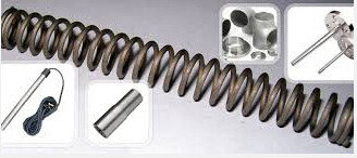Titanium MMO anode MMO Ir+Ta titanium rod with thread Of Gr1 Titanium as substrate