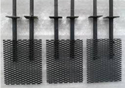 Titanium MMO anode MMO Ir+Ta titanium rod with thread Of Gr1 Titanium as substrate