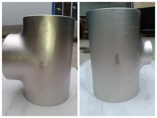ASTM B 363 AND ASTM B 16.9 Titanium Gr2 Reducer Tee for piping line industrial  use.