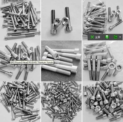 Titanium gr1, 2, 4, 5, 7, 9 of Technique Rolled threads, CNC machining for medical dental screw